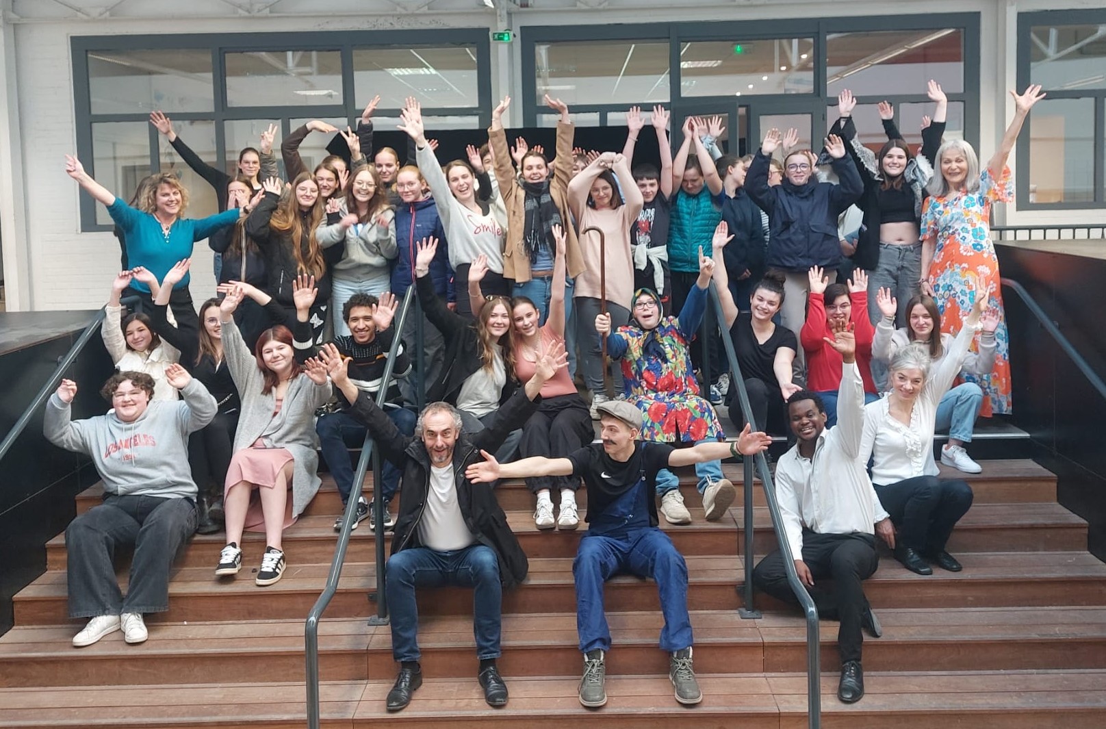 Flashman en résidence au lycée Charles Brasseur – Cie Libre d'Esprit